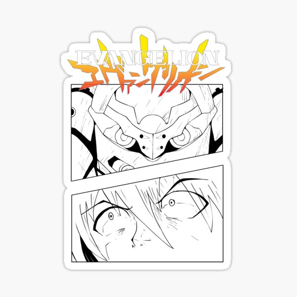 "asuka langley - eva 02" Sticker for Sale by AMpixel | Redbubble