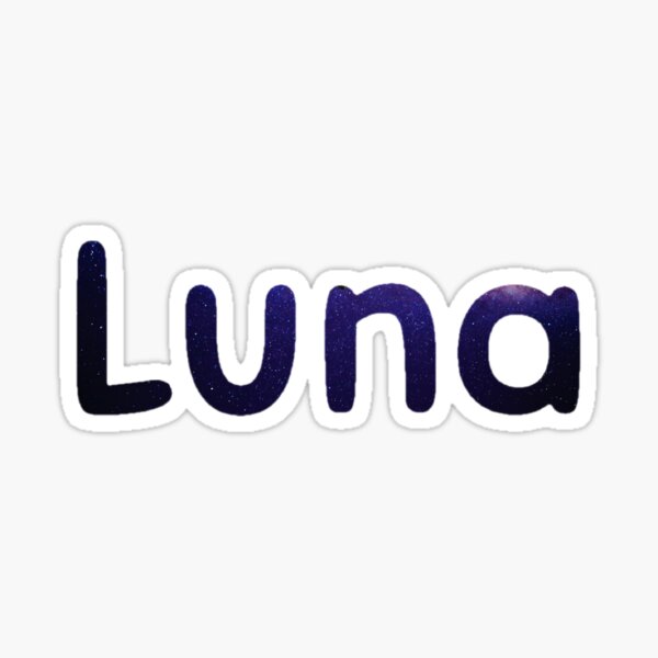 "Luna" Sticker for Sale by Amanda1775 | Redbubble