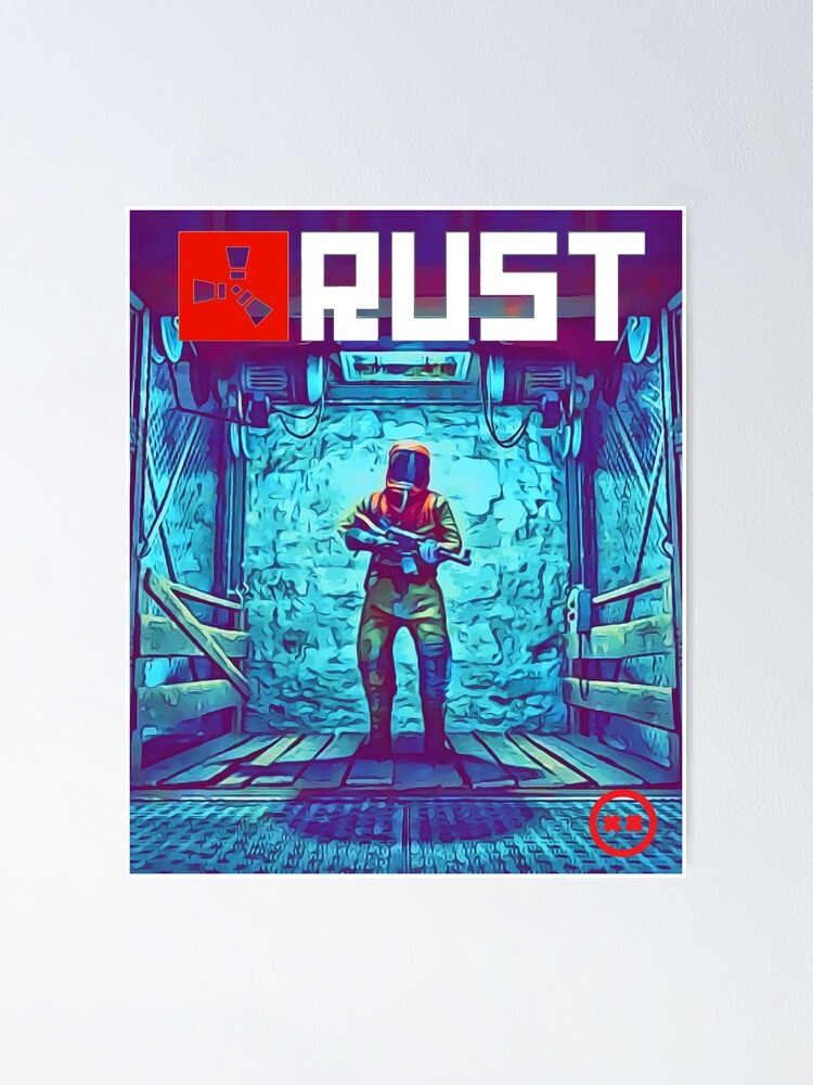 "Rust Game Poster Prints Merch" Poster for Sale by CTTDesigns | Redbubble