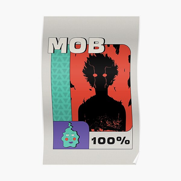 "Mob Psycho Poster" Poster for Sale by ellachoi | Redbubble