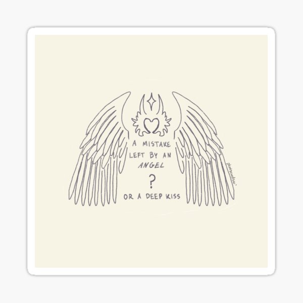 "dimple - BTS: angel wings" Sticker for Sale by plantbasedsav | Redbubble