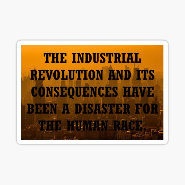 "Industrial Revolution Kaczynski" Sticker for Sale by ForestBaer ...