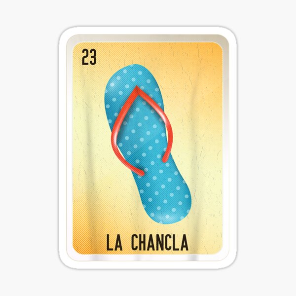 Pegatina «Cartones de Bingo de Lotería Mexicana La Chancla» de ...