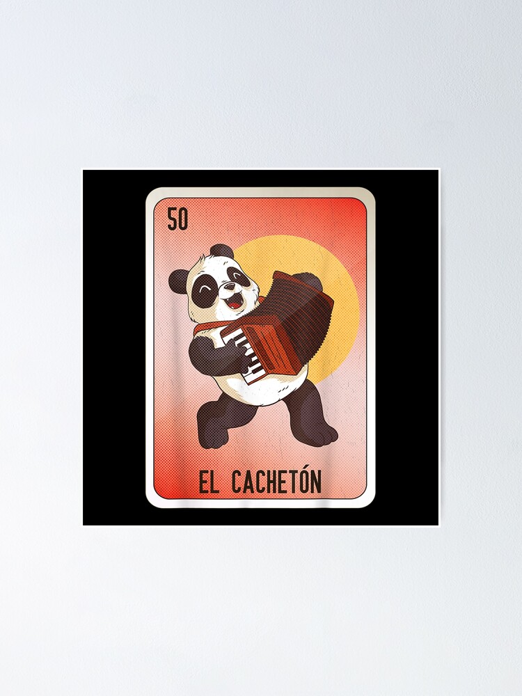Póster «Cartones de Bingo de Lotería Mexicana El Cacheton» de ...