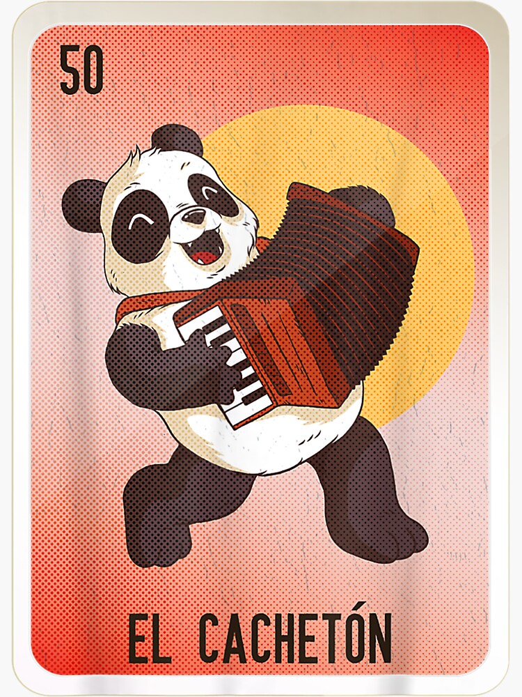 Pegatina «Cartones de Bingo de Lotería Mexicana El Cacheton» de ...