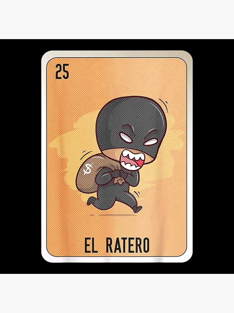 Póster «Cartones de Bingo de Lotería Mexicana El Ratero» de ...