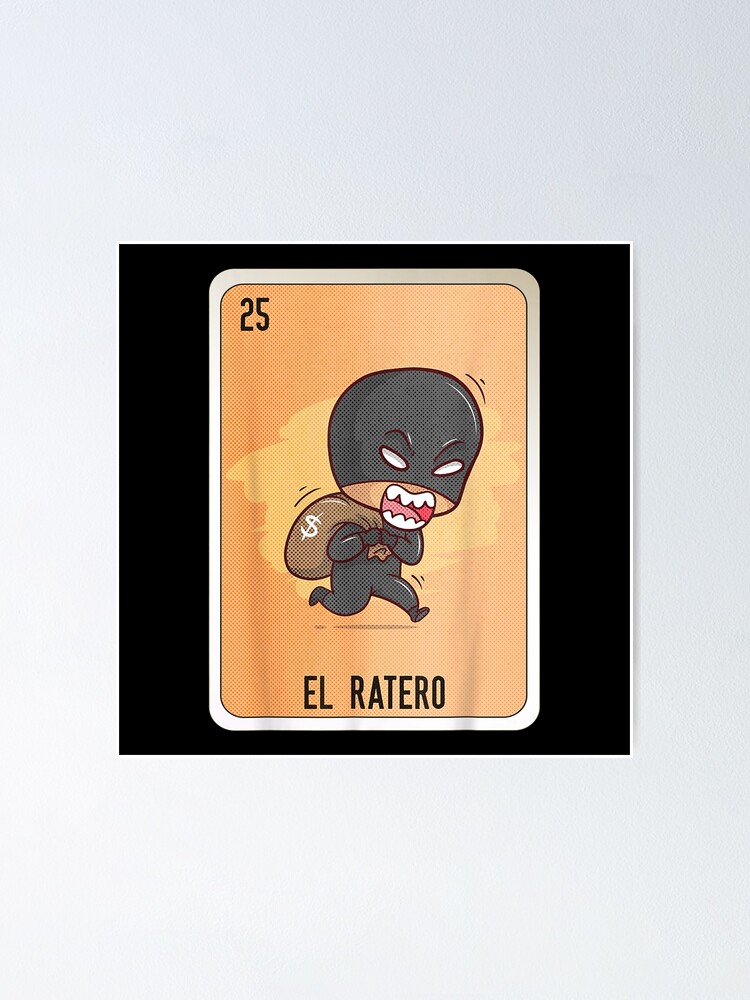 Póster «Cartones de Bingo de Lotería Mexicana El Ratero» de ...