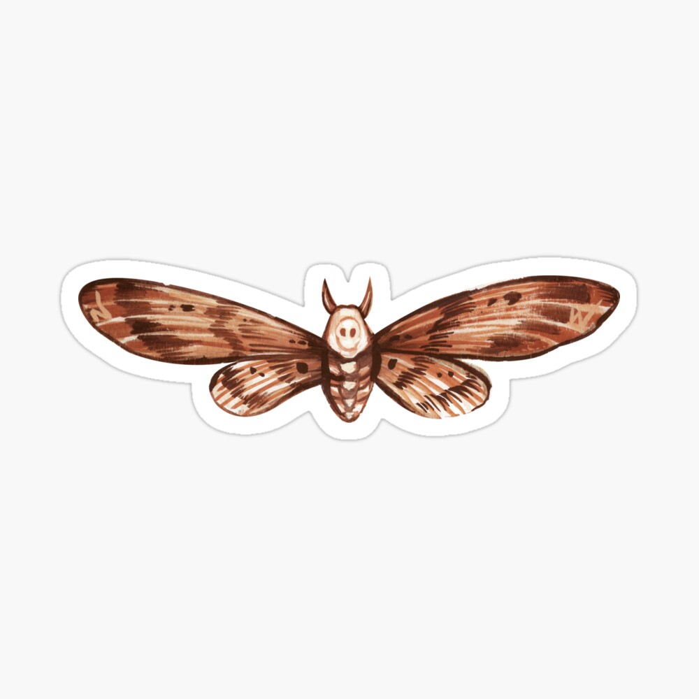 Desert Moth Sticker Stickers, Labels & Tags Paper & Party Supplies etna ...