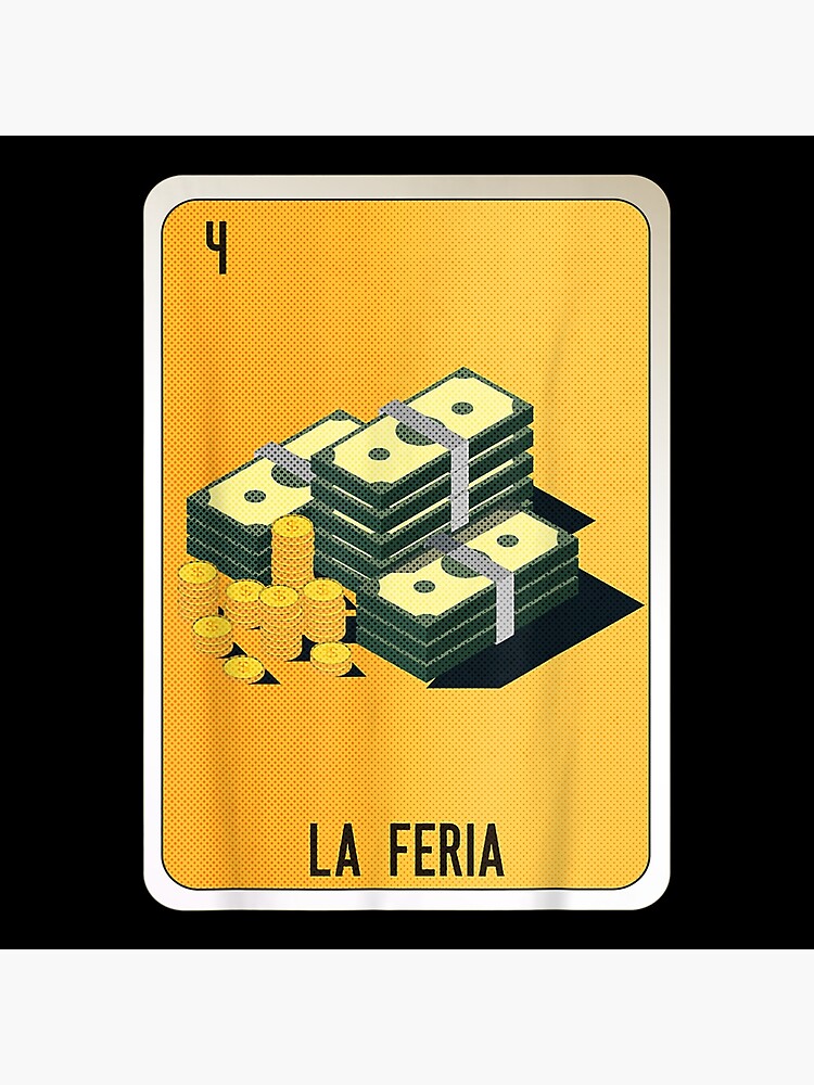 Póster «Cartones de bingo de lotería de jerga mexicana La Feria» de Shapovalovvadim | Redbubble