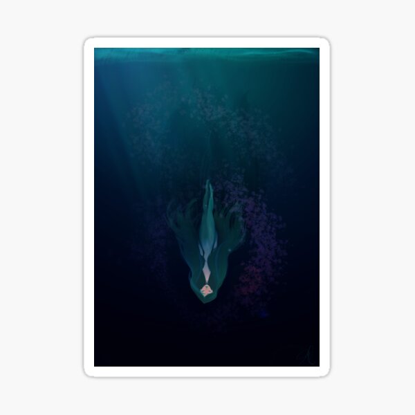 "Drowner" Sticker by palesile | Redbubble