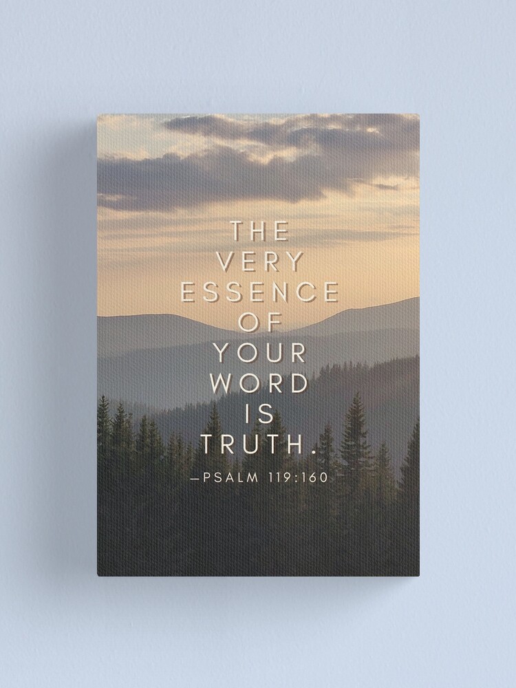 "The very essence of your word is truth (sky)" Canvas Print for Sale by ...