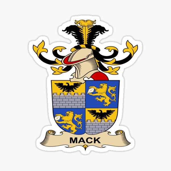 "Mack" Sticker by HaroldHeraldry | Redbubble