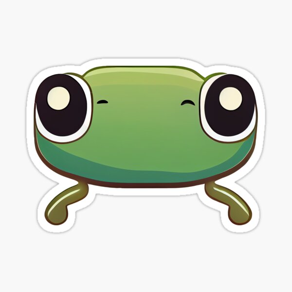 "Frog Character emoji emoticon - Created by Artificial Intelligence ...