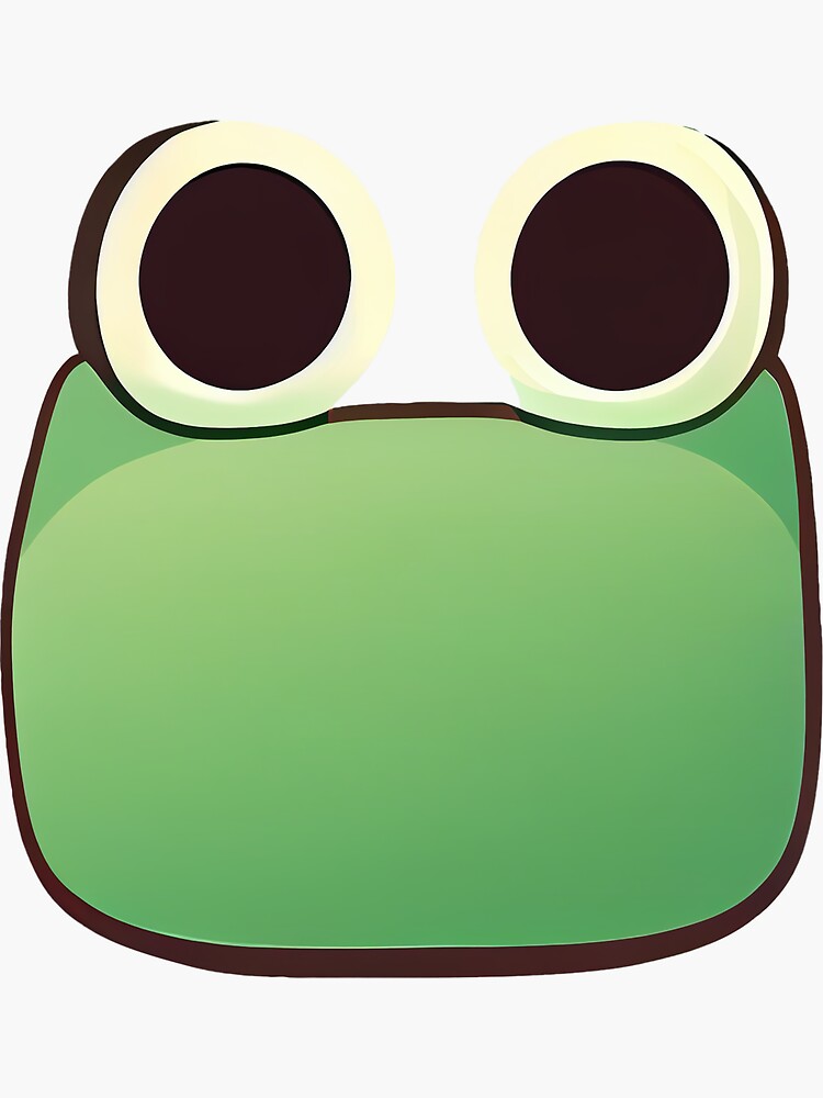"Frog Character emoji emoticon - Created by Artificial Intelligence ...