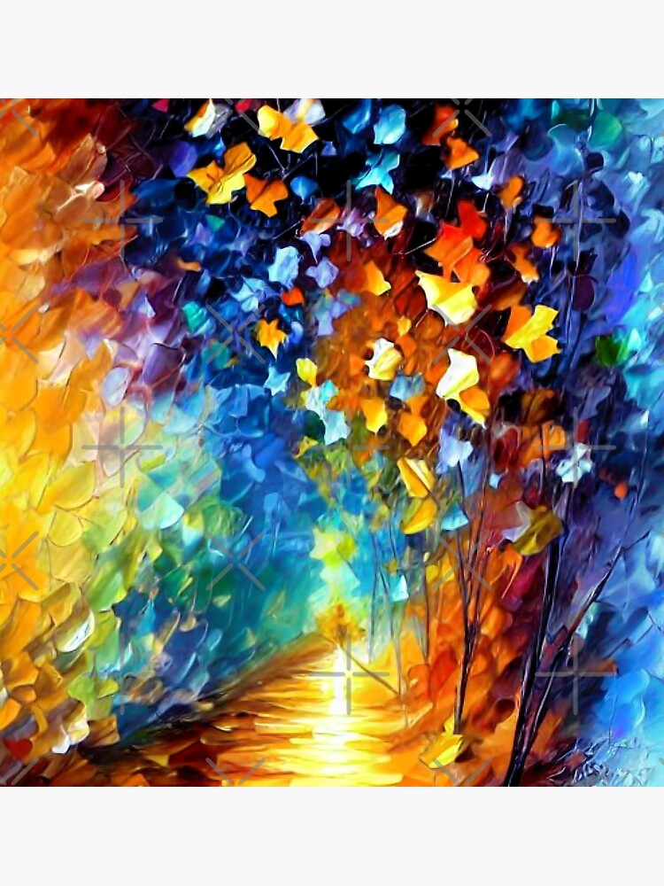 "Trees in Vivid, Brilliant Colors" Photographic Print for Sale by ...