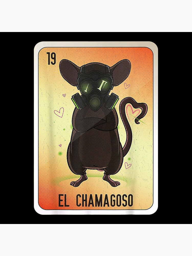 Lámina fotográfica «Cartones de Bingo de Lotería Mexicana Slang EL Chamagoso» de Shapovalovvadim ...