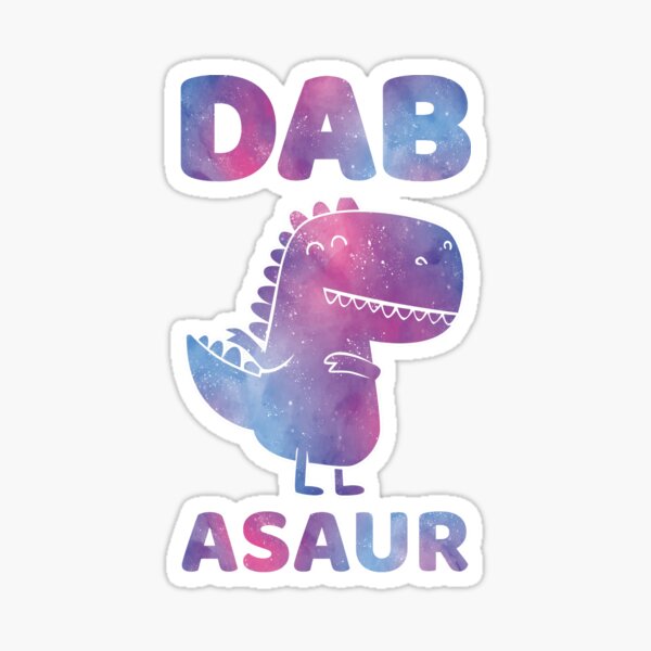 "Mattoa Art Dabasaur galaxy" Sticker for Sale by Carbonning | Redbubble