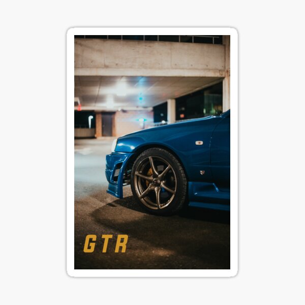 "Nissan Skyline GTR R34 | iphone 14 " Sticker for Sale by ...