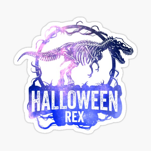 "Mattoa Art Halloween Day Funny Halloween Mens Halloweenrex" Sticker ...