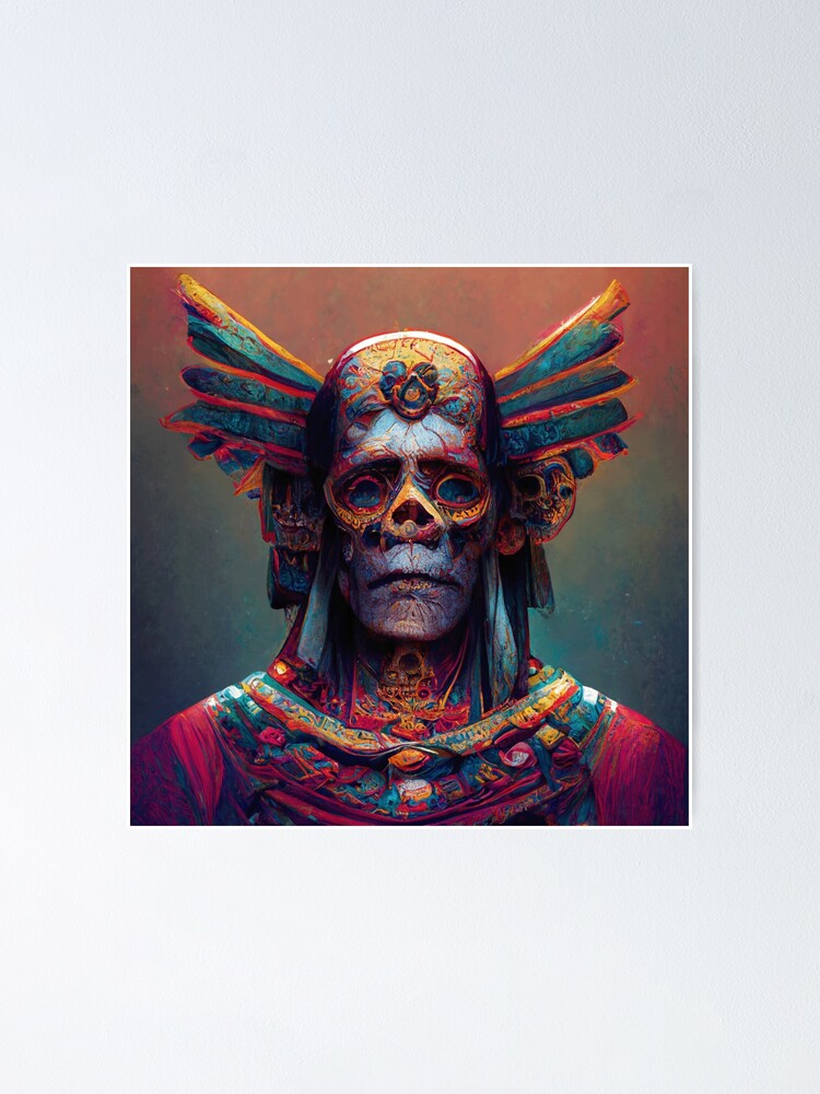 Póster «Patecatl, dios de la curación y dios patrón de los médicos y ...