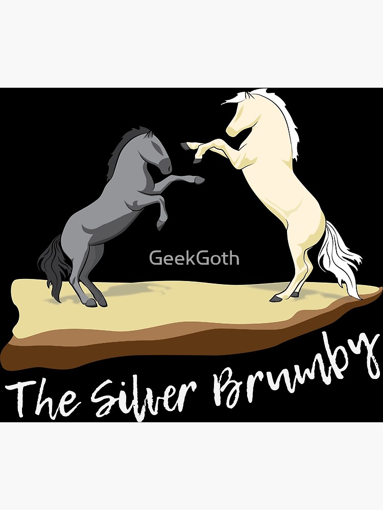 "The Silver Brumby - Thowra vs The Brolga V2" Poster by GeekGoth ...