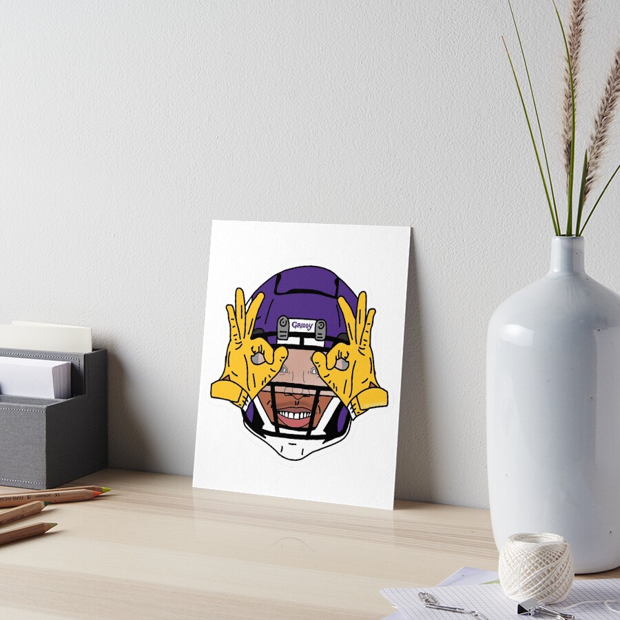 "justin jefferson" Art Board Print for Sale by IsaacBoutin | Redbubble