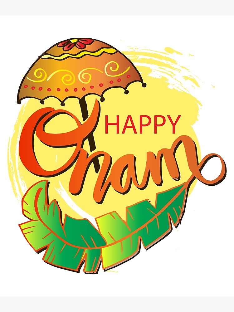 "onam festival logo" Art Print for Sale by VeronikaSeitz | Redbubble