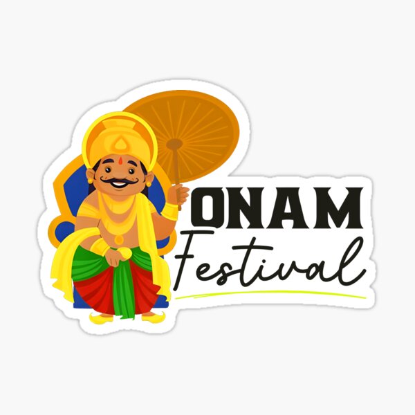 "onam festival holiday " Sticker for Sale by VeronikaSeitz | Redbubble