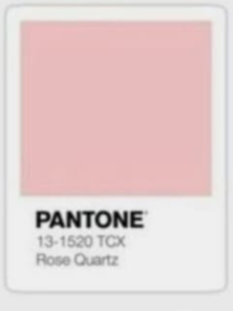 "Rose Quartz Pantone / Pink Collection" Sticker for Sale by Art-Lab73 ...