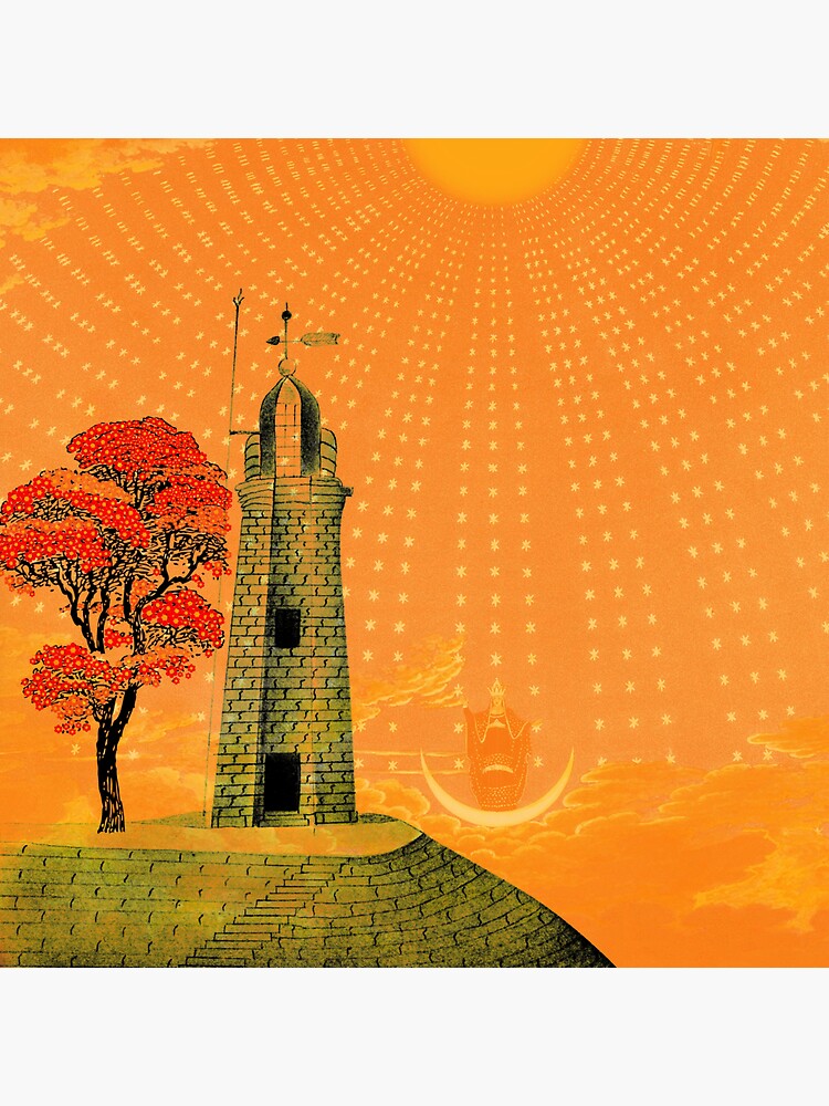 "Print Composite Lighthouse in the Stars" Sticker for Sale by wallvibes ...