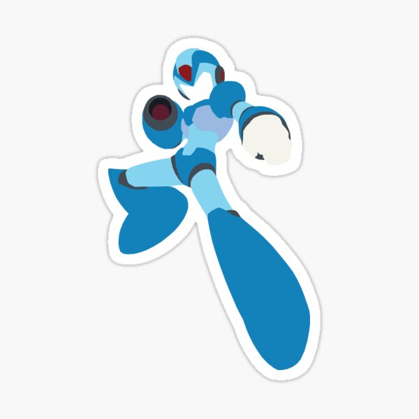 "Mega Man X" Sticker for Sale by Geox14 | Redbubble
