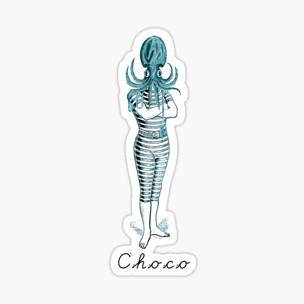 "Choco" Sticker by AguaMarch | Redbubble
