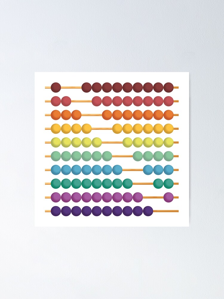 "Abacus, Vintage counting frame" Poster for Sale by ArteeHeartArt ...