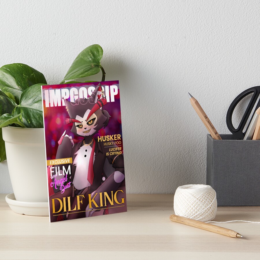 "Magazine Cover Hazbin Hotel Husk" Poster for Sale by goatgoesmbe ...