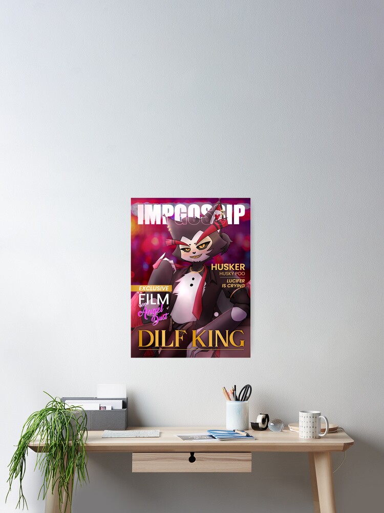 "Magazine Cover Hazbin Hotel Husk" Poster for Sale by goatgoesmbe ...