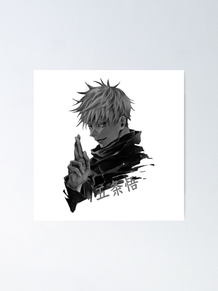 "satoru gojo JJ Kaisen" Poster for Sale by Lyovkinaalisa | Redbubble