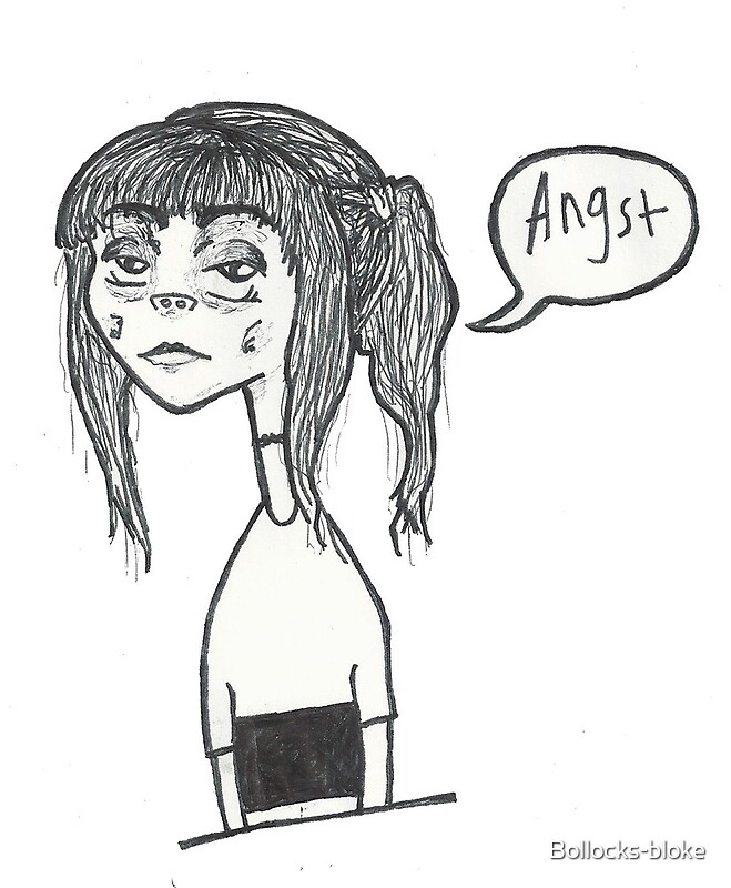 "Teen Angst" by Bollocks-bloke | Redbubble
