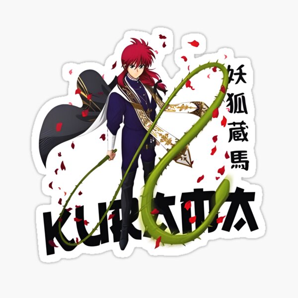 "Cosplay Yu Yu Hakusho" Sticker for Sale by SilvanaHerbst | Redbubble