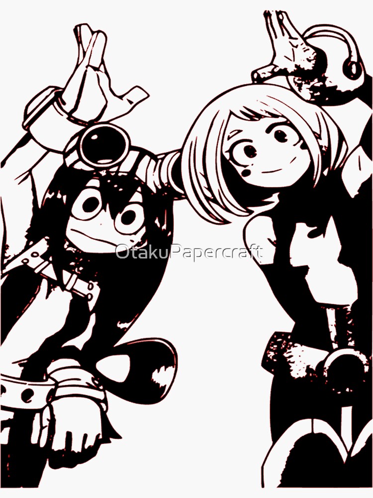 "Uravity and Froppy" Sticker for Sale by OtakuPapercraft | Redbubble