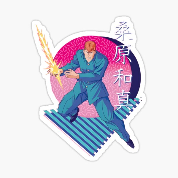 "Kazuma Kuwabara Yu Yu Hakusho" Sticker for Sale by SilvanaHerbst ...