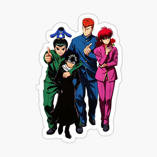 "Yu Yu Hakusho Cosplay" Sticker for Sale by SilvanaHerbst | Redbubble