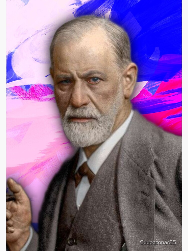 "Sigmund Freud Artwork | Sigmund Freud Portrait | Sigmund Freud Wall ...