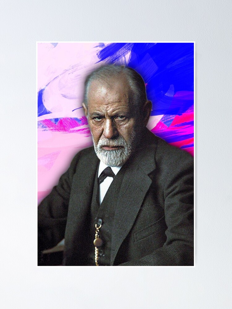 "Sigmund Freud Artwork | Sigmund Freud Portrait | Sigmund Freud Wall ...