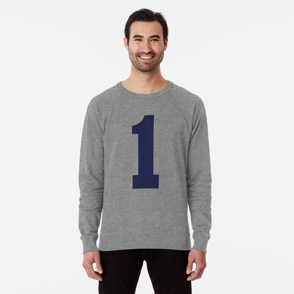 "Number 1, Marine blue one, Sports number 1" Poster for Sale by ...