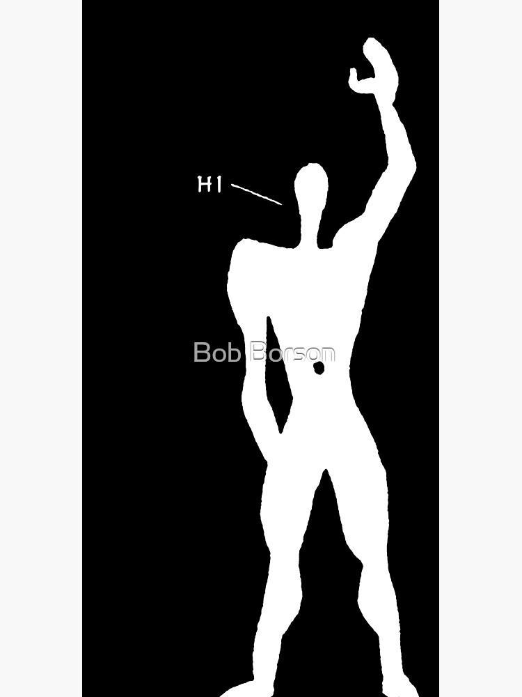 Le Corbusier - The Friendly Modular Man for dark clothing Premium Matte ...