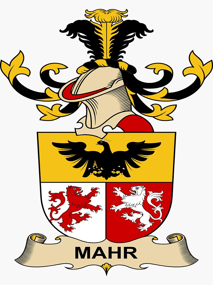 "Mahr" Sticker for Sale by HaroldHeraldry | Redbubble