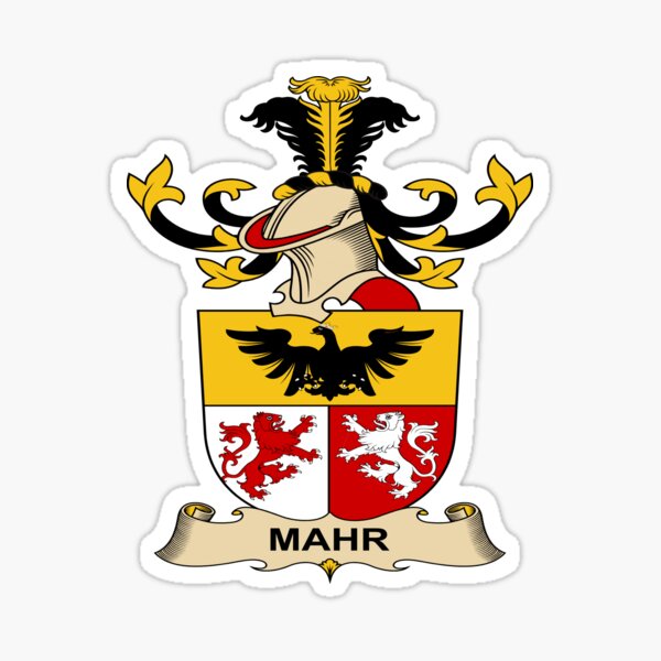 "Mahr" Sticker for Sale by HaroldHeraldry | Redbubble