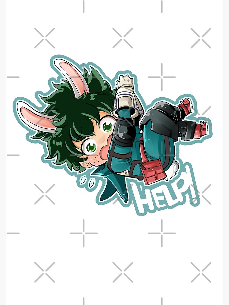 "Bunny Deku" Canvas Print by Kamapon | Redbubble