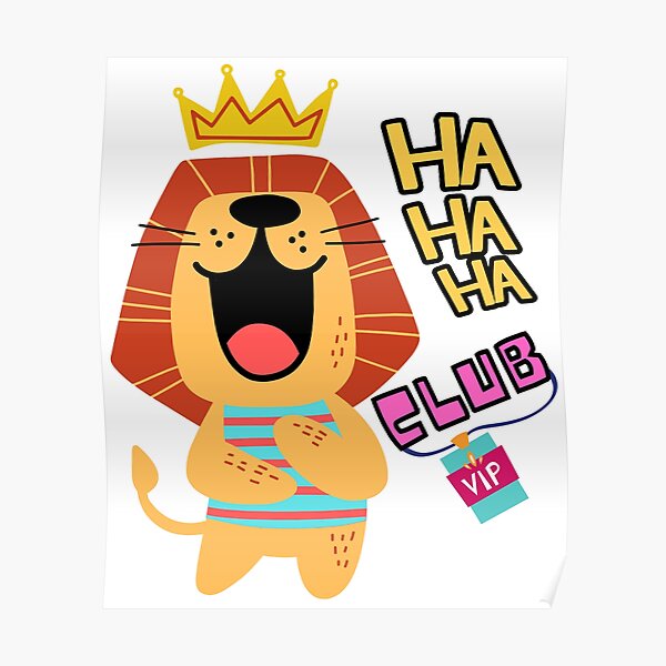 "Lion VIP Kid Club" Poster for Sale by FXR-Designs | Redbubble