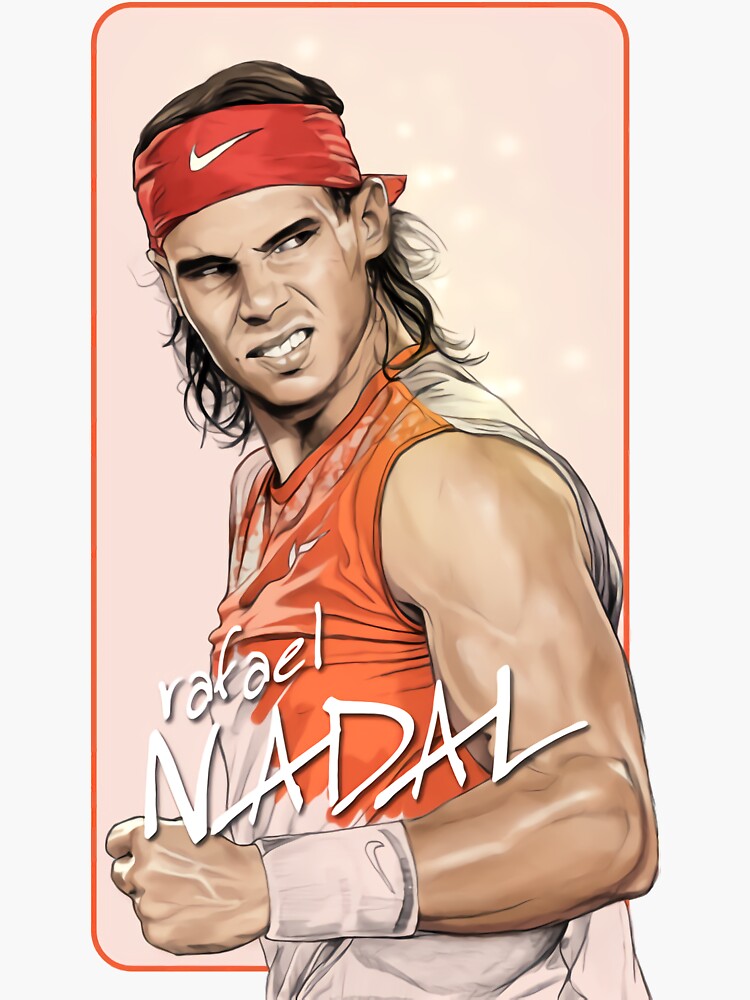 "Rafa Nadal King Of Clay/Best Seller Design For Everyone" Sticker for ...